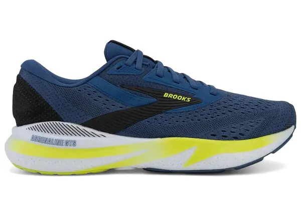 Brooks Adrenaline Gts 24 Sneakers - Navy Blue Peony/black/acid Lime