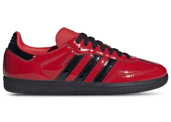 Adidas Samba Og Patent Sneakers - Better Scarelet Red/core Black/gold Metallic