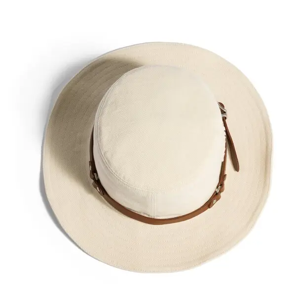 Miu Miu Drill Hat - Ecru