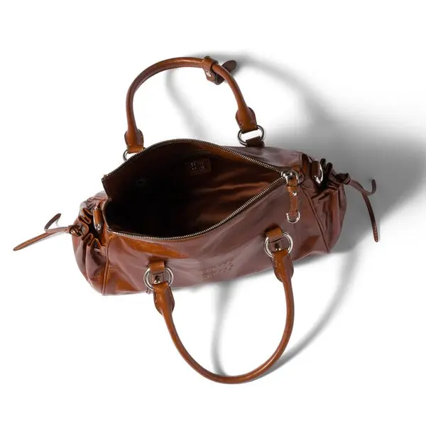 Miu Miu Glossy Leather Handbag