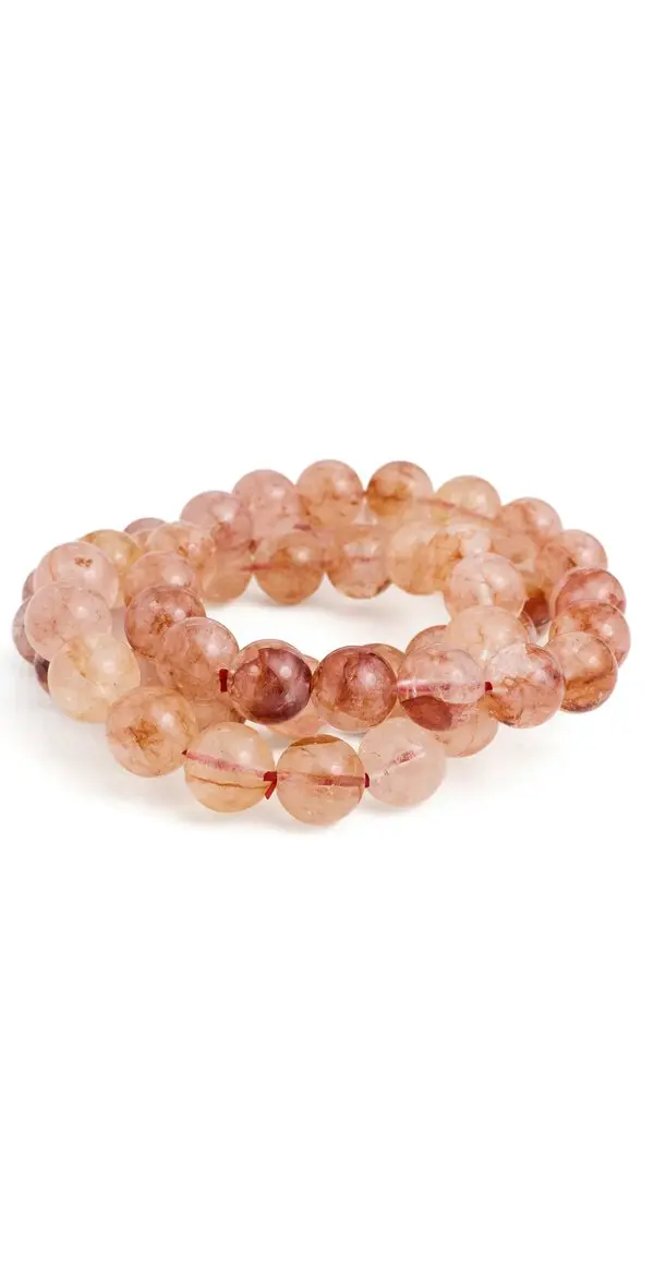 Alexa Leigh Beaded Bracelet Stack - Natural