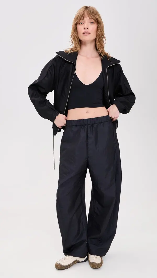Free People Round Two Skinny Strap Bralette - Black