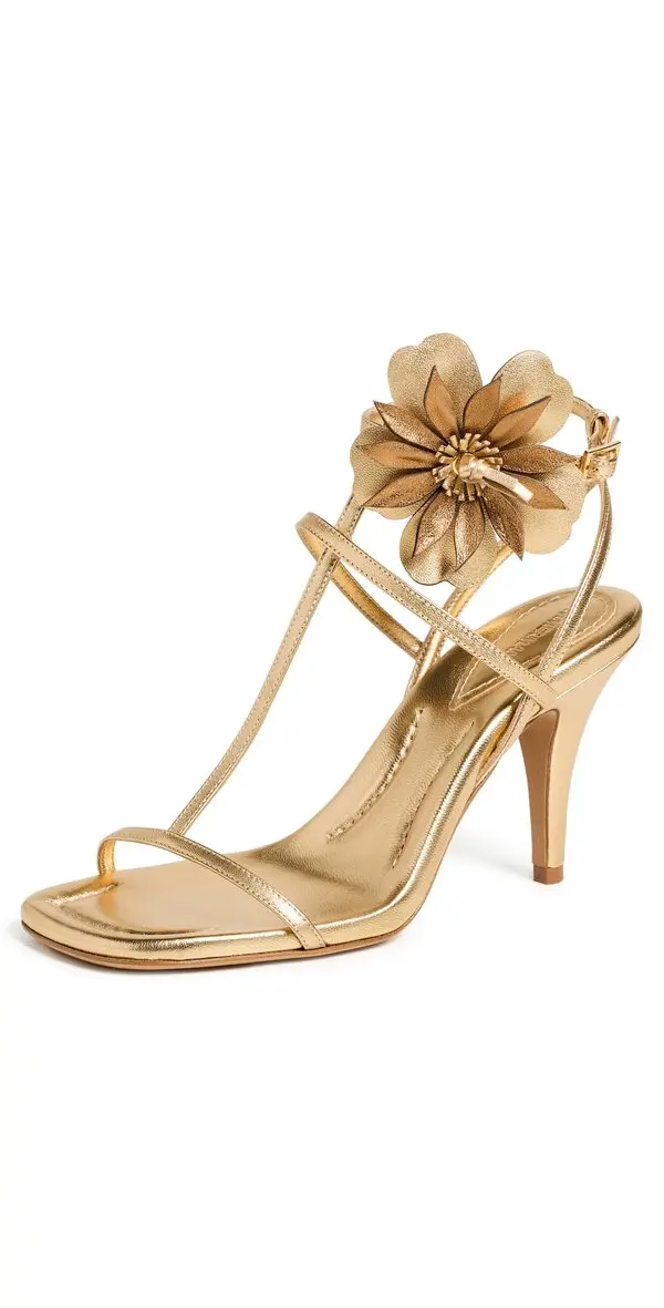 Zimmermann Belara Sandals - Gold