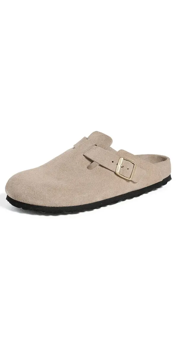 BIRKENSTOCK Boston Exquisite Clogs - Taupe