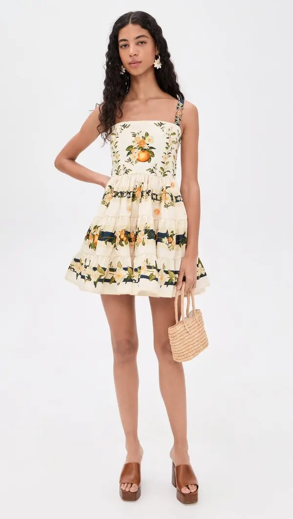 Agua Bendita Lima Mini Dress