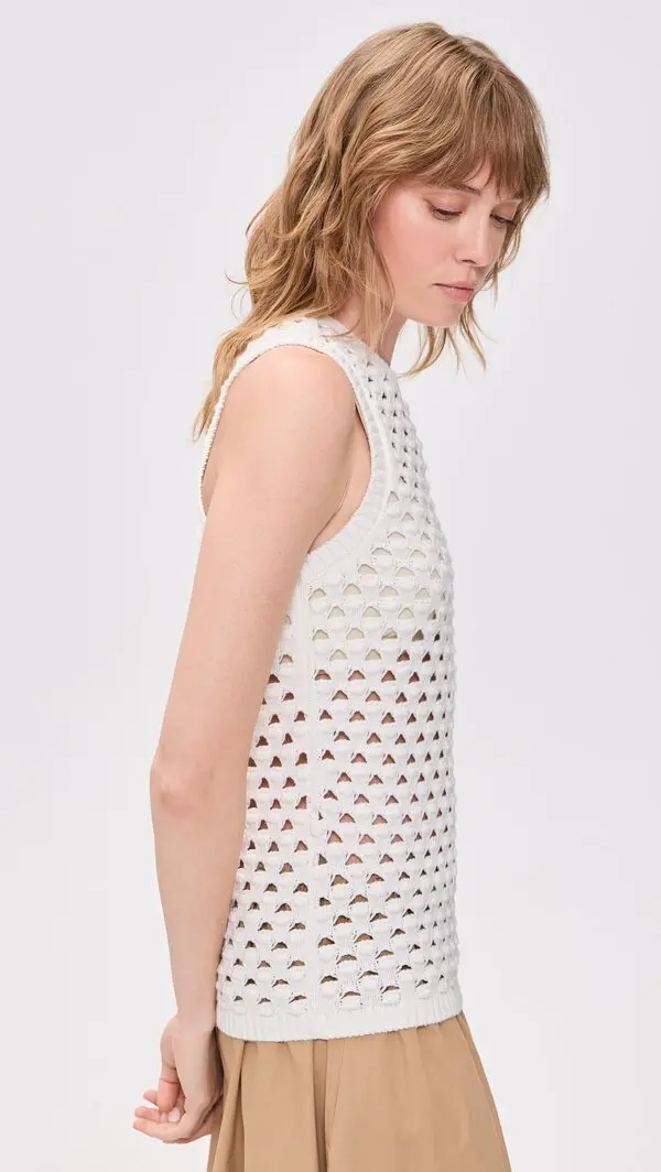 ALIGNE Jeanie Crochet Knitted Vest