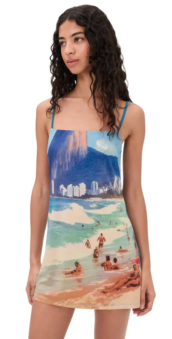 Cult Gaia Cardela Dress - Rio Beach Print