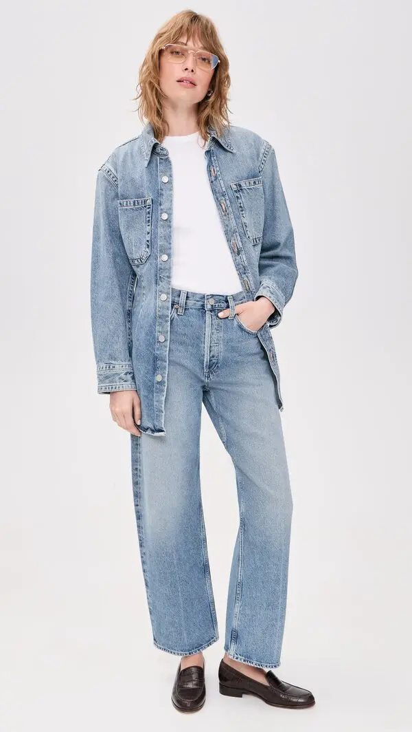 AGOLDE Arc Straight Leg Jeans - Brink