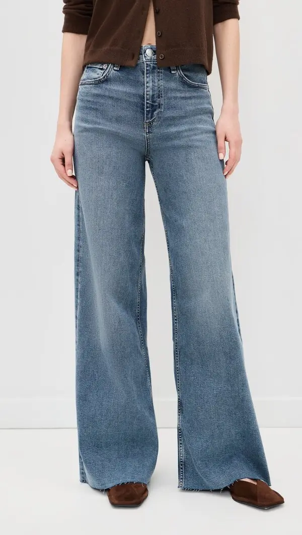 Rag & Bone Flexi Sofie High-rise Wide-leg Jeans - Mack