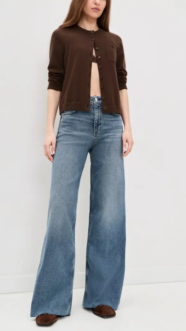 Rag & Bone Flexi Sofie High-rise Wide-leg Jeans - Mack