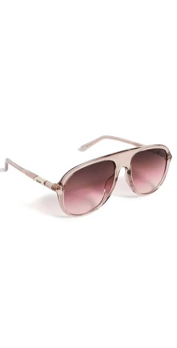 Quay Chart Topper Sunglasses - Doe/rouge Glow