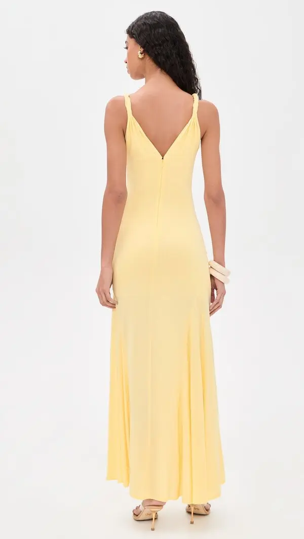 Alice + Olivia Twist Strap Maxi Dress