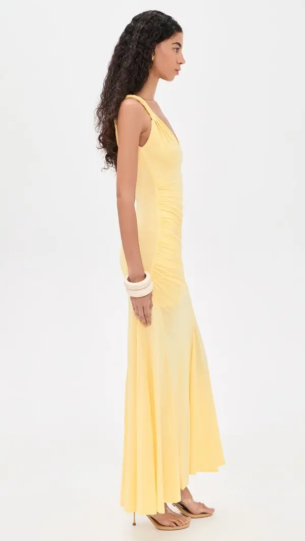 Alice + Olivia Twist Strap Maxi Dress