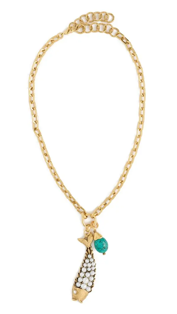 ELIZABETH COLE Koira Charm Necklace