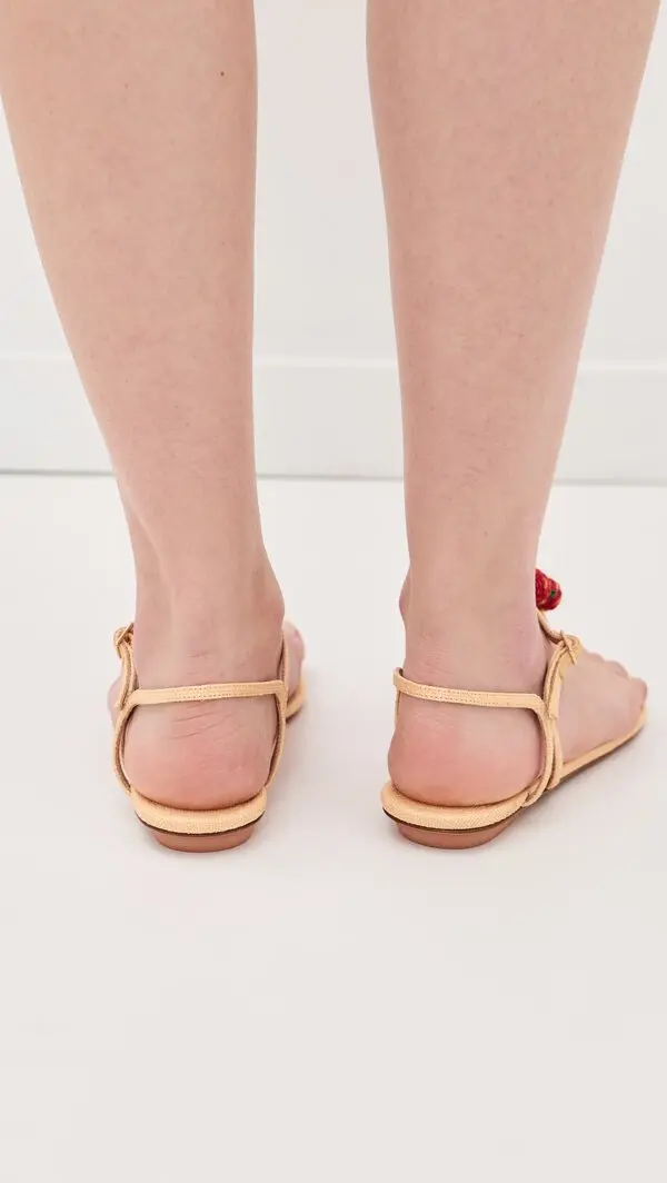 AQUAZZURA Fragolina Sugar Sandals