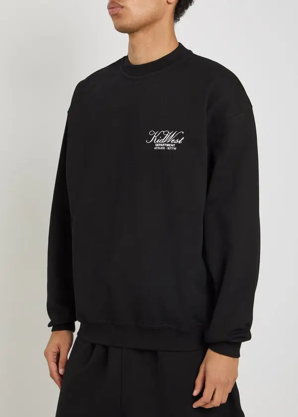 KIDWEST Logo-print Cotton Sweatshirt