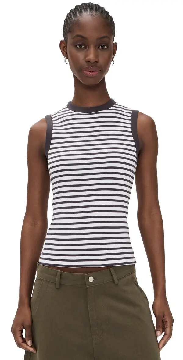 Madewell The '90s Shell Tank Top - New York Stripe