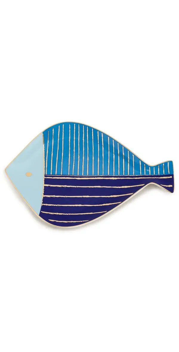 Jonathan Adler School Of Fish Tray - Blue