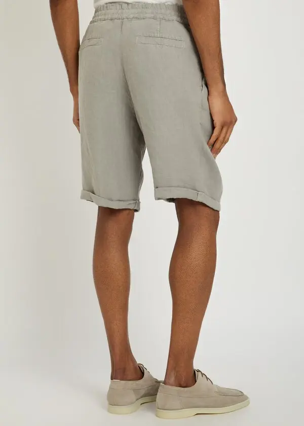 Brunello Cucinelli Linen Bermuda Shorts