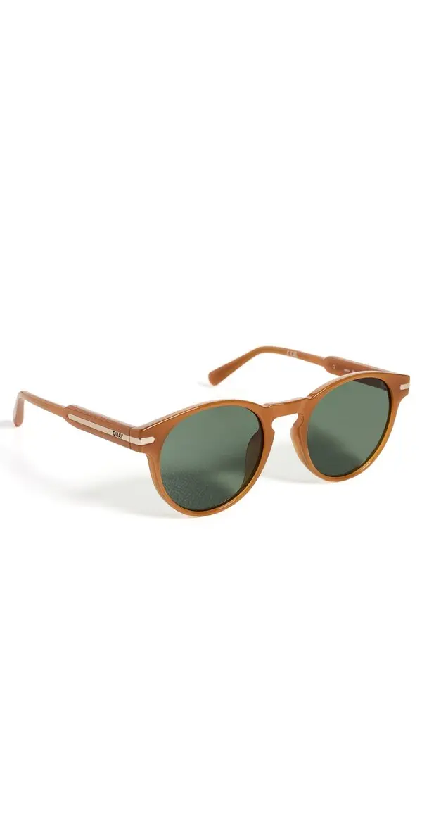 Quay Slow Mo Sunglasses - Amber/green