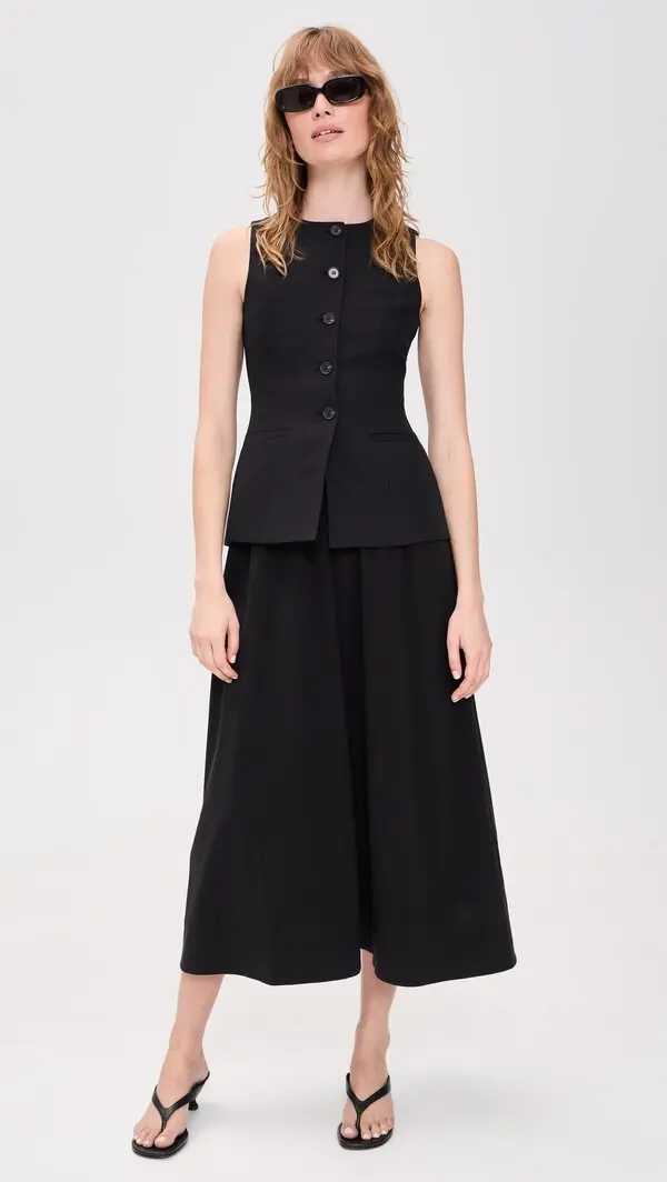 ALIGNE Harley Midi Dress - Black