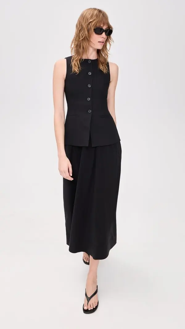 ALIGNE Harley Midi Dress - Black
