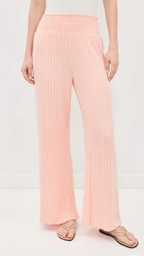 Z Supply Ribbed Smocked Pants