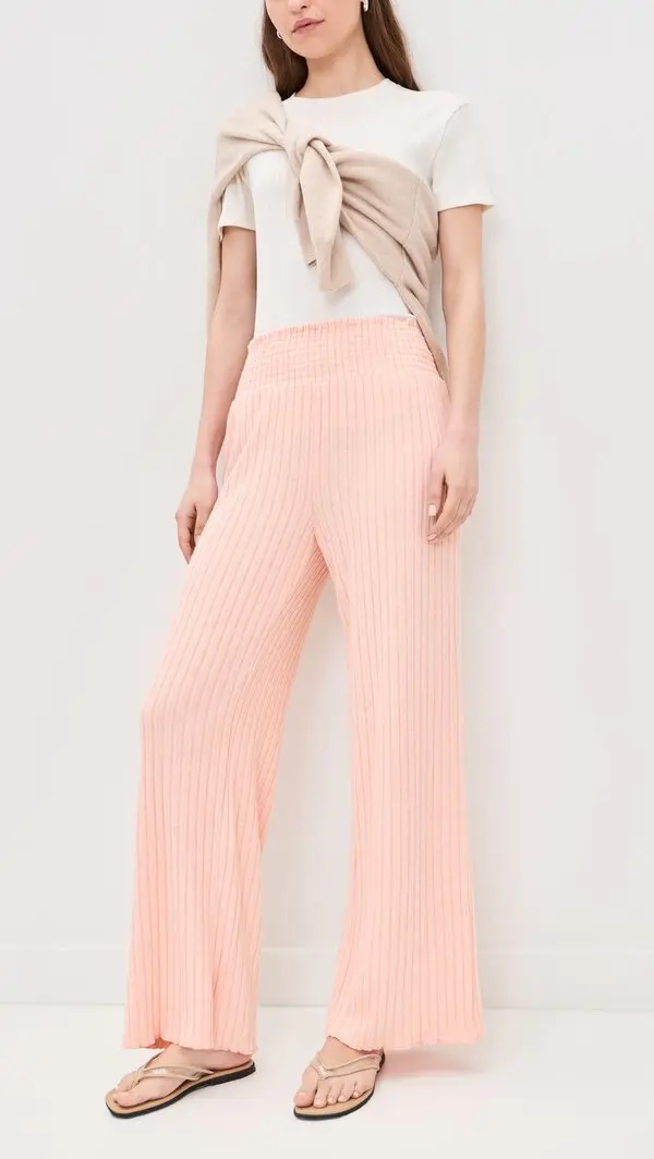 Z Supply Ribbed Smocked Pants
