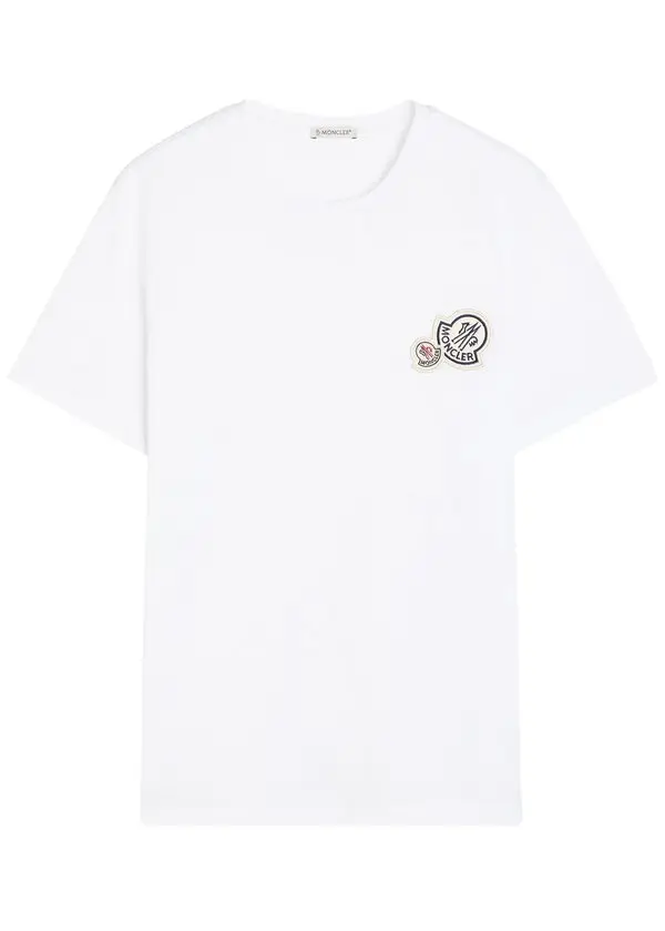 Moncler Logo-appliquéd Cotton T-shirt