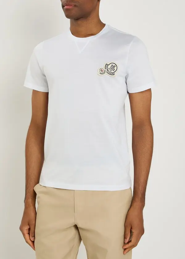 Moncler Logo-appliquéd Cotton T-shirt