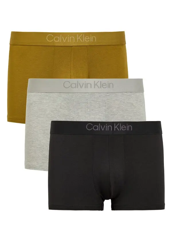 Calvin Klein Ultra Soft Stretch-modal Trunks - Black