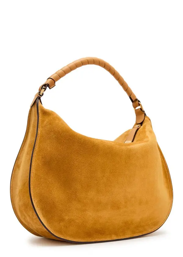 Chloé Marcie Medium Shoulder Bag - Tan