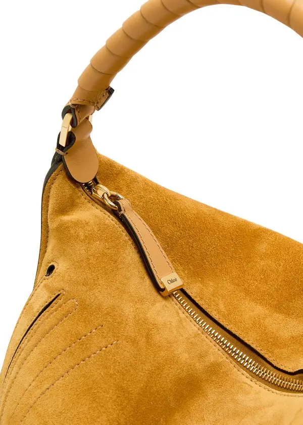 Chloé Marcie Medium Shoulder Bag - Tan