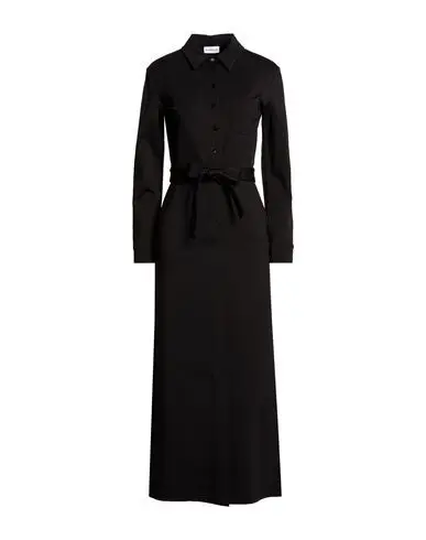 Marella Shirt Maxi Dress - Black