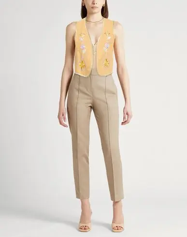 FORTE_FORTE Tailored Vest - Mustard