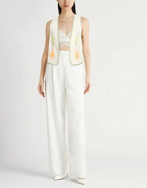 FORTE_FORTE Tailored Vest - White