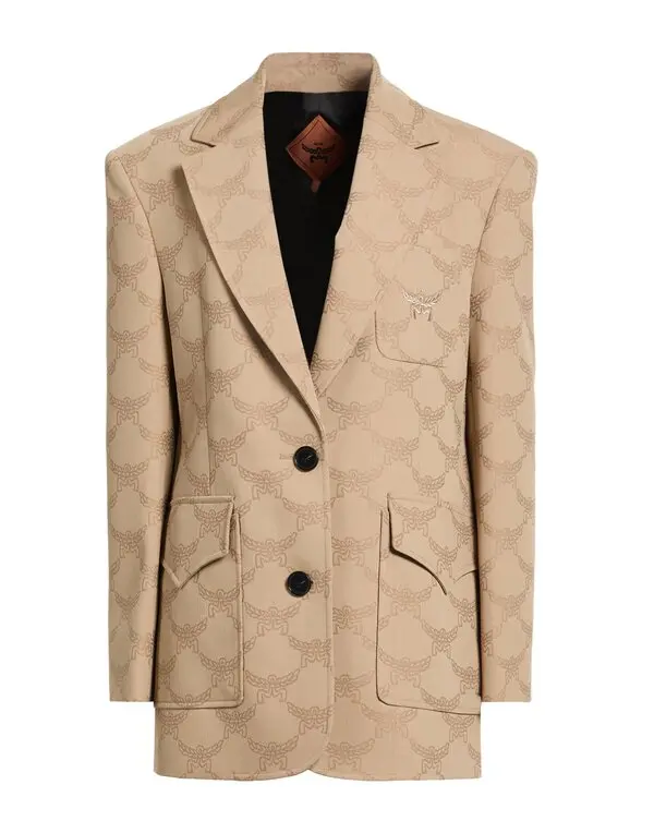 Mcm Single-breasted Blazer - Beige