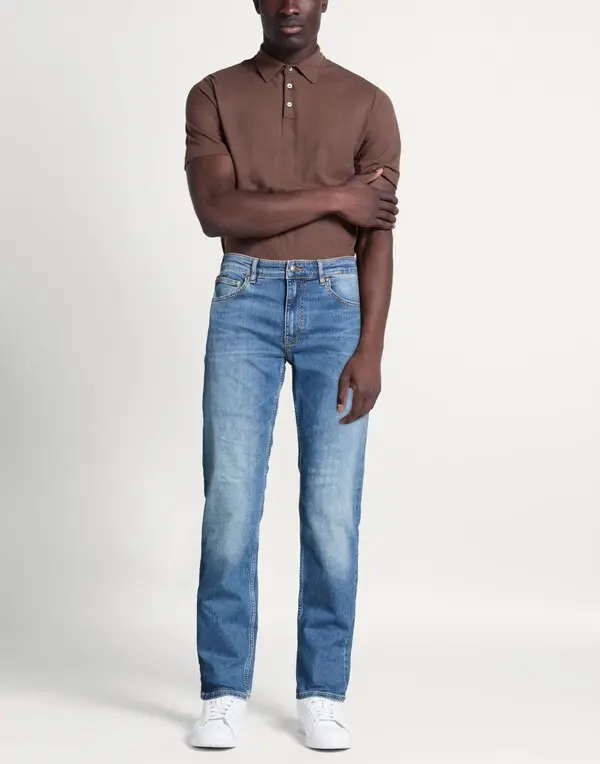 Just Cavalli Slim Fit Faded Denim Jeans