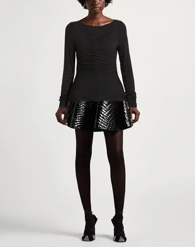 Pinko Modal Stretch Boatneck Long Sleeve Top