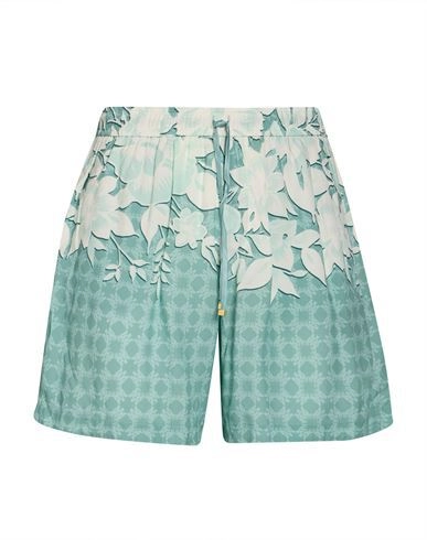 Amiri Floral-print High-waisted Shorts - Blue