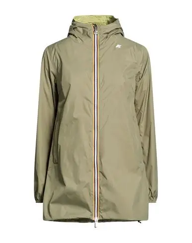K-WAY Jacket Military Size Recycled Nylon - Green
