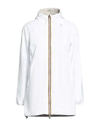 K-WAY Jacket Military Size Recycled Nylon - White