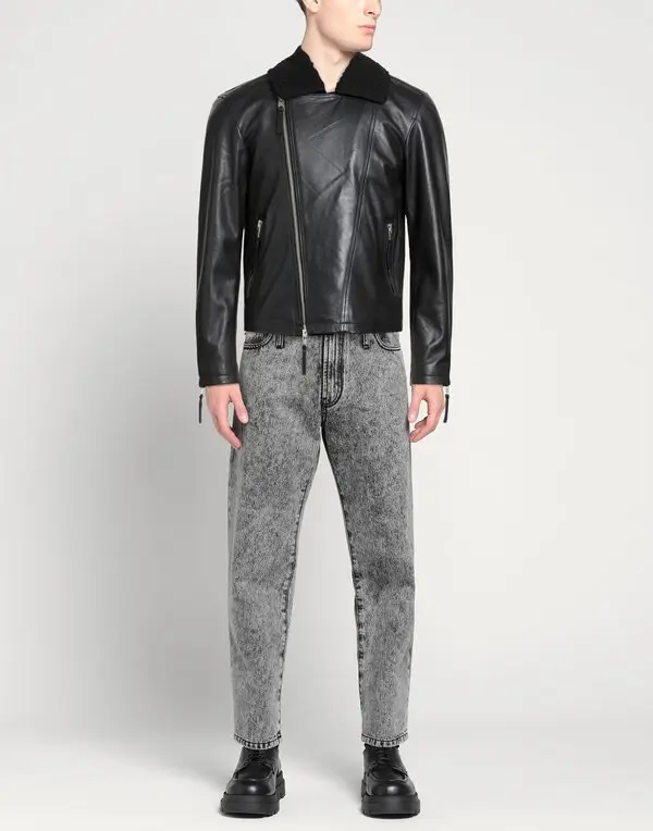 Bolongaro Trevor Wesley Sheepskin Biker Jacket