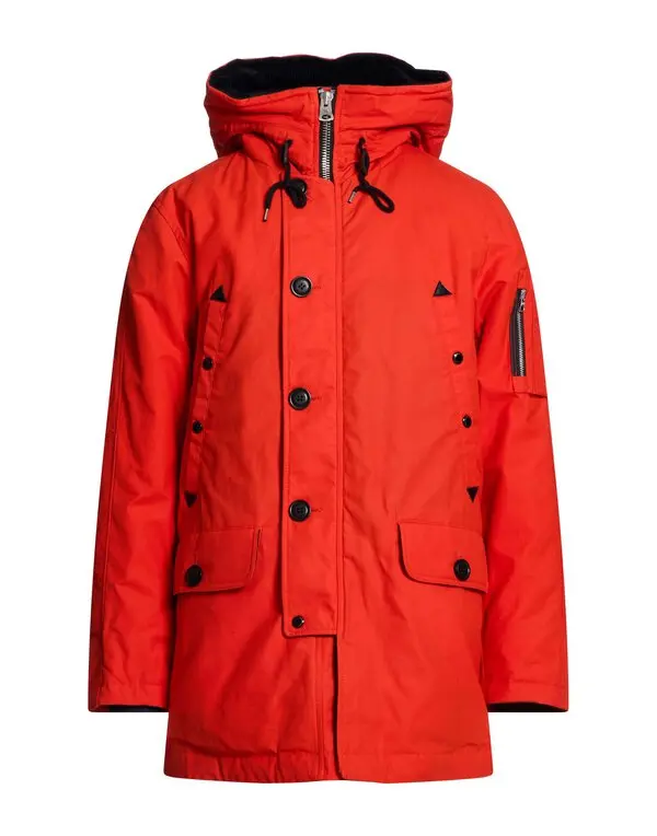 SPIEWAK Cotton And Elastane Parka - Tomato Red