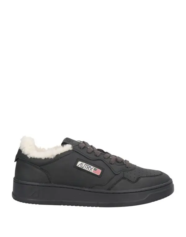 AUTRY Low-top Sneakers In Goat Skin With Shearling Lining