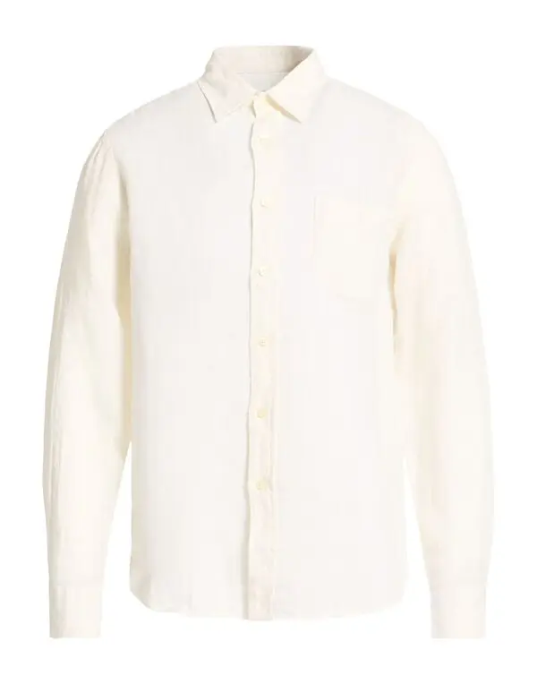 120% Lino Shirt Size Linen - Ivory