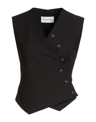 THE FRANKIE SHOP Tailored Twill Vest - Black