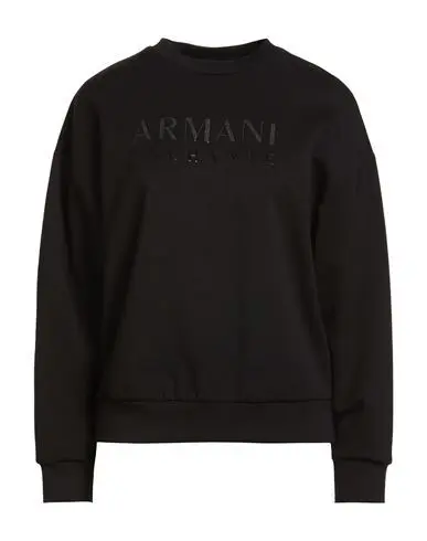Armani Exchange Sweatshirt In Polyamide, Viscose, And Elastane - Black