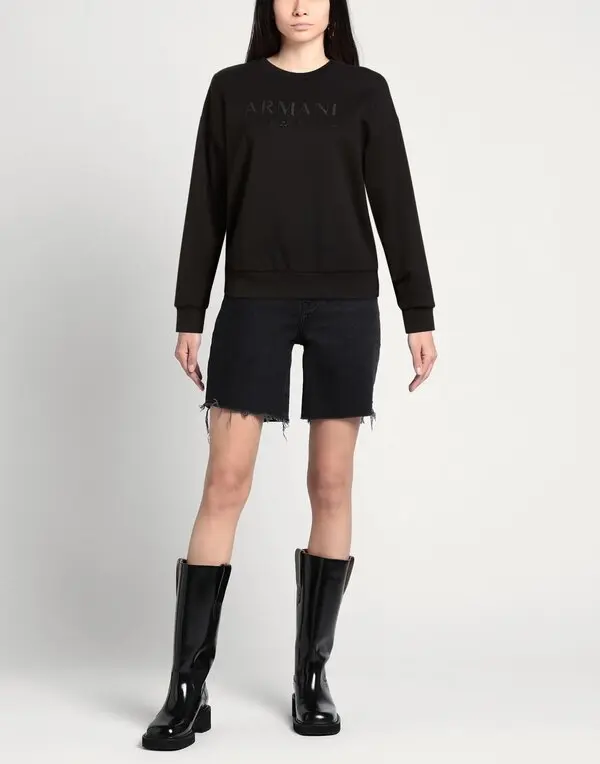 Armani Exchange Sweatshirt In Polyamide, Viscose, And Elastane