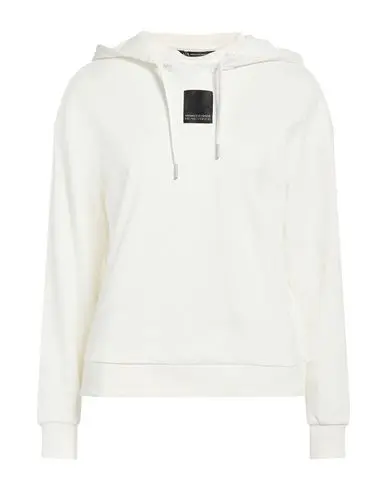 Armani Exchange Cotton Fleece Sweatshirt - Off White